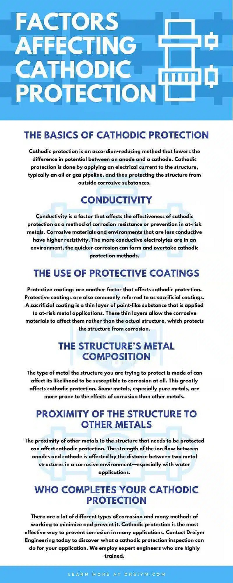 Factors Affecting Cathodic Protection - Dreiym Engineering P