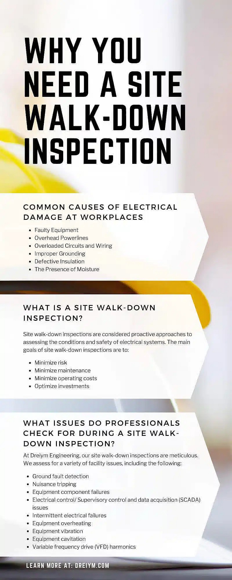 Why You Need a Site Walk-Down Inspection - Dreiym Engineerin