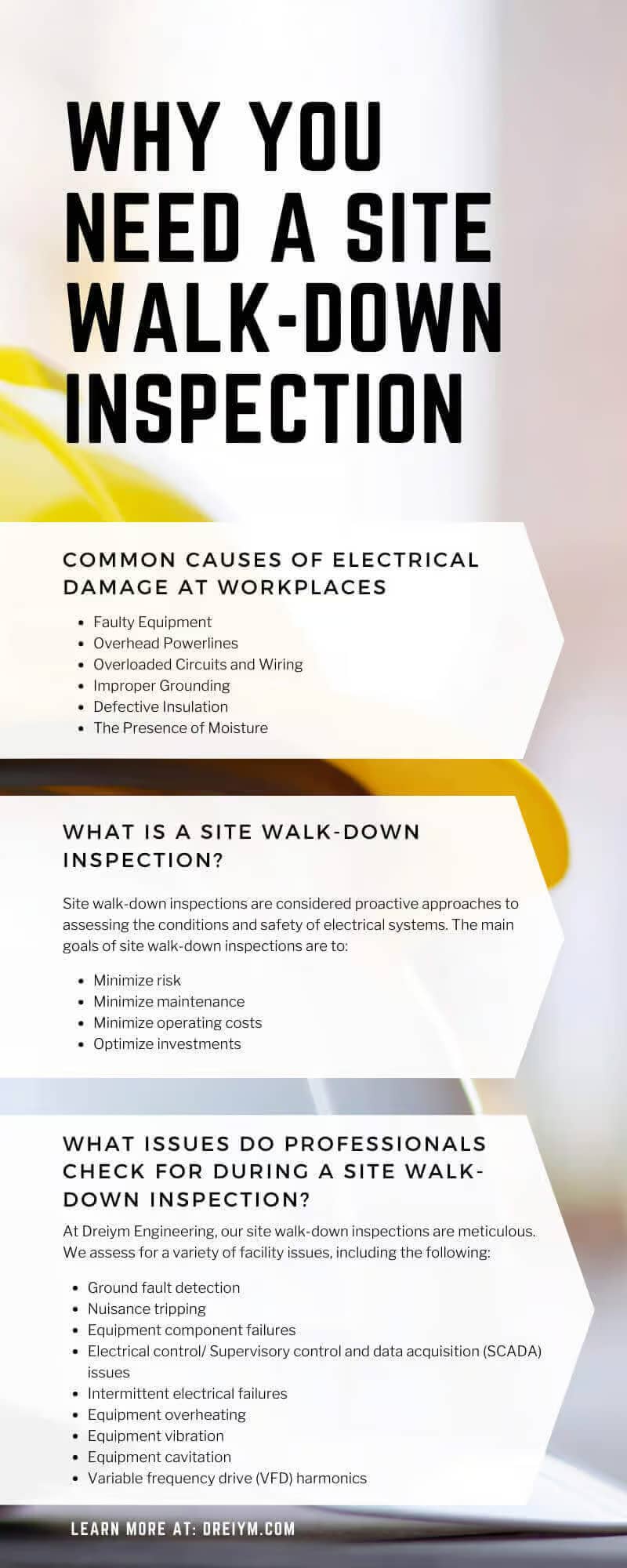 Why You Need a Site Walk-Down Inspection - Dreiym Engineering PLLC